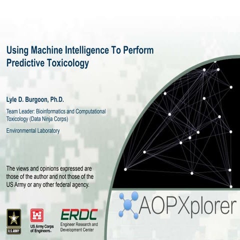 Using Machine Intelligence to Perform Predictive Toxicology | PPTX