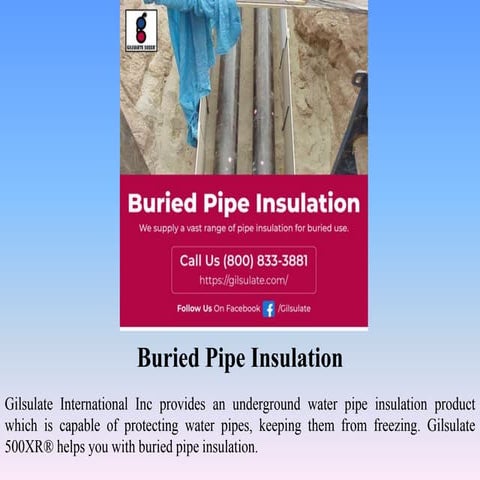 Buried Pipe Insulation | PPTX