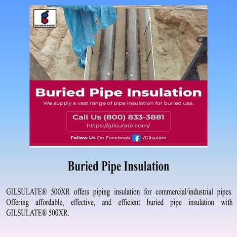 Buried pipe insulation | PPTX