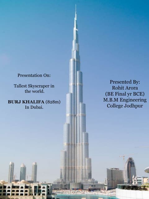Foundation design of burj khalifa (deep foundation ) | DOCX