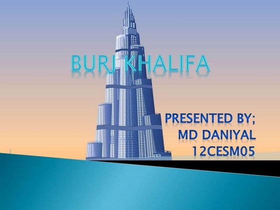 Foundation design of burj khalifa (deep foundation ) | DOCX