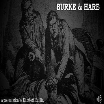 Burke and hare criminology presentation int 2 | PPTX