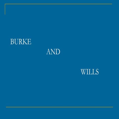 Burke And Wills - Natalia | PPT | Australia and Oceania Travel | Travel Locations