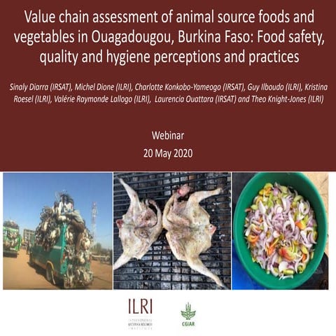 Value chain assessment of animal source foods and vegetables in ...