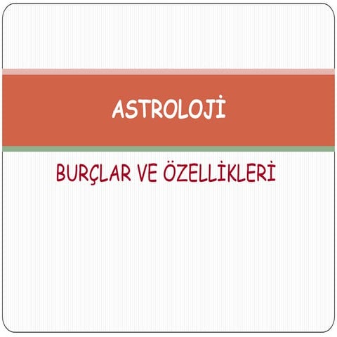 Burçlar | PPT
