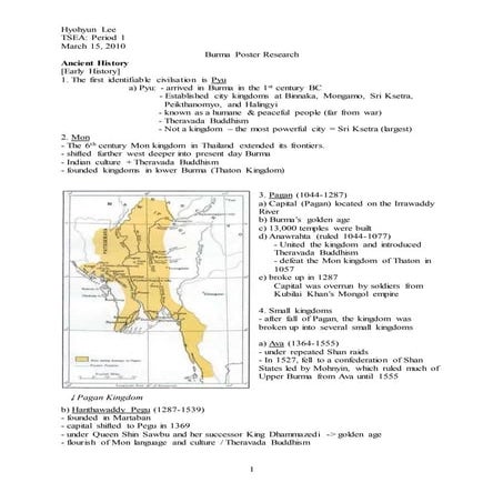 Burmese History | DOCX