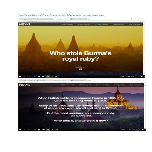 BURMA ROYAL RUBY NAGAMAUK STORY | PDF