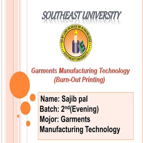 Burn out printing | PPTX