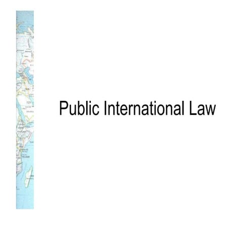 Introduction to International law........... | PPT