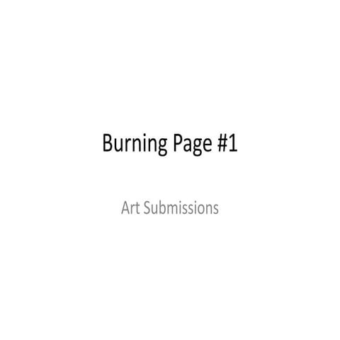 Burning page | PPTX