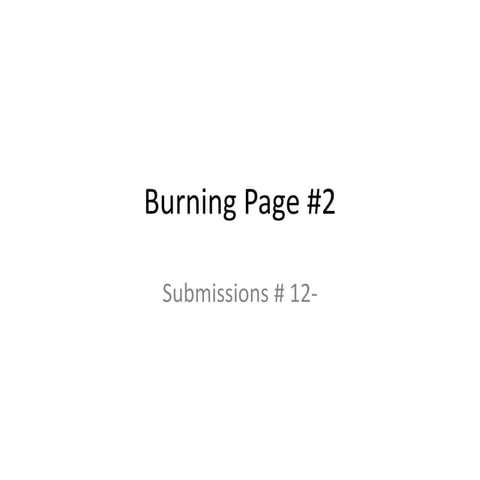 Burning page2 | PPTX | Arts and Crafts | Hobbies & Interests