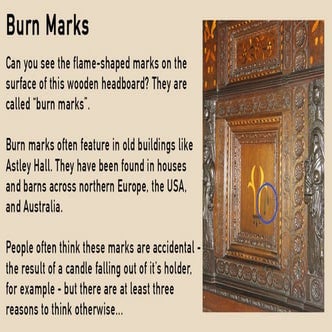 Burn Marks | PPT