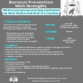 Burnout Prevention ALLE LLC Flyer June 2022 | PDF
