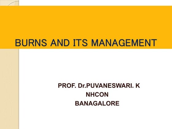 Burns | PPT