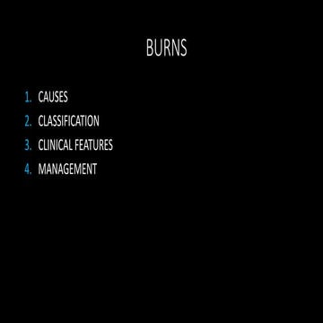 BURNS.pptx surgery detailed explanation with causes and surgical treatment | PPTX