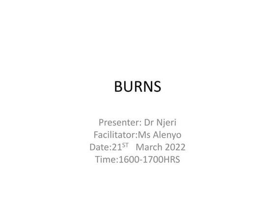 Burn | PPTX