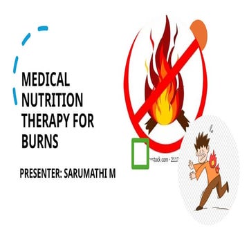 Burns: Nutritional Support and Clinical Approaches | PPTX
