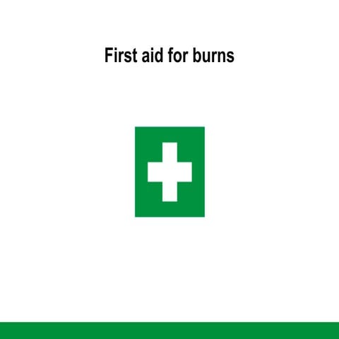 First aid in burns | PPTX