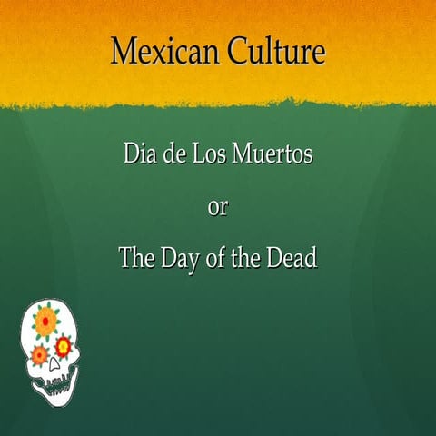 Dia de los muertos presentation | PPTX