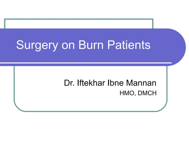 Post Burn Contracture Neck | PPT