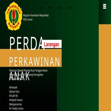 BU ROHANI-BU WIWIN_KEBIJAKAN KESEHATAN PERKAWINAN ANAK.pptx