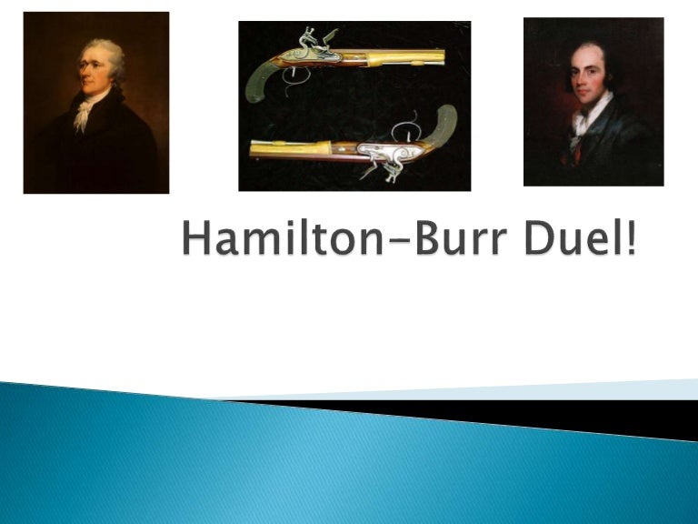 Burr hamilton duel 3