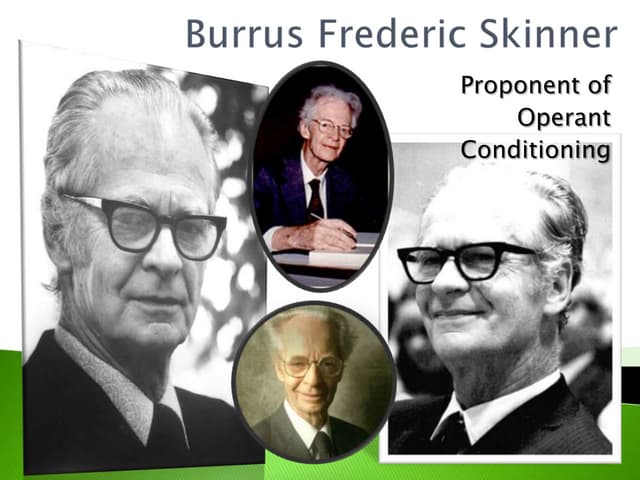 B. F. Skinner PHSC 2014 | PPT