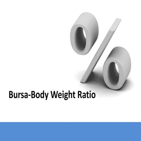 Bursa Body Weight Ratio in Poultry | PPTX