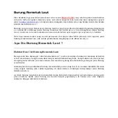 Burung remetuk laut | PDF