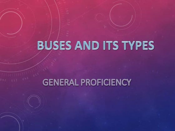 Introduction to Bus | Address, Data, Control Bus | PDF