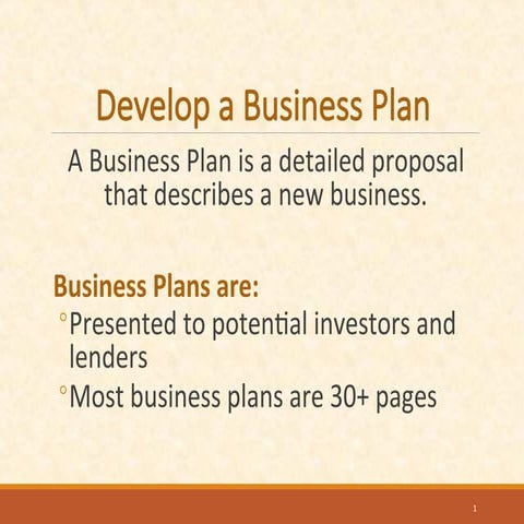 entrepreneurship business plan PPT.ppt