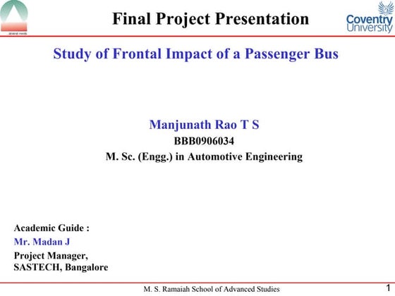 ADVANCE APPLICATION OF CAE IN CRASH ANALYSIS.pptx