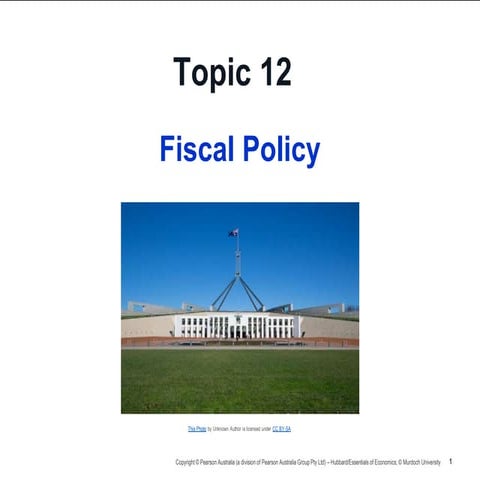 Fiscal policy PPT, ECONIMCS, Macroeconomics | PPT