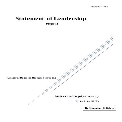 BUS 210 Project 2 DED final Draft .docx