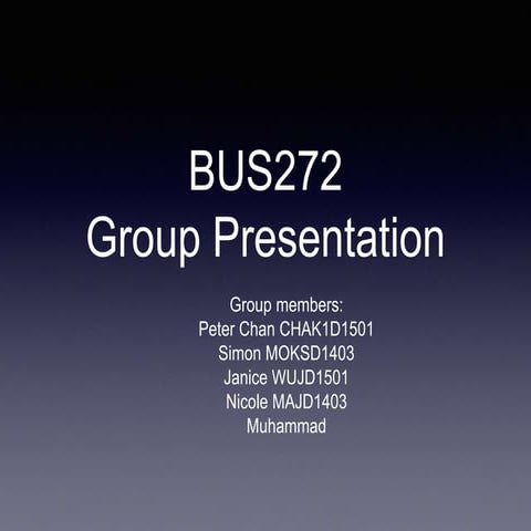 Bus 272 gp presentation | PPTX | Educational Assessment | Education