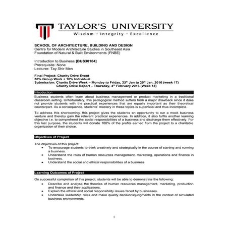 business tutorial notes | PDF