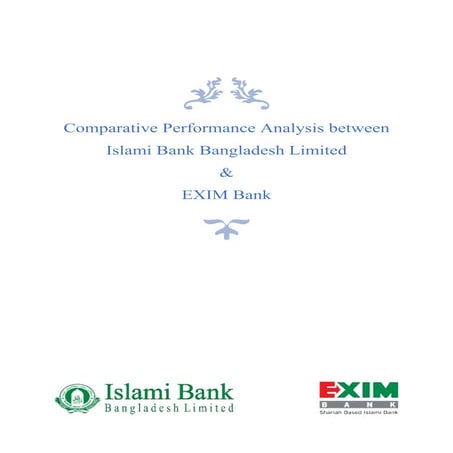 Comparative Performance Analysis between Islami Bank Bangladesh Limited ...