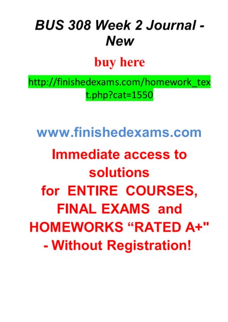 Bus 372 week 2 new | PDF
