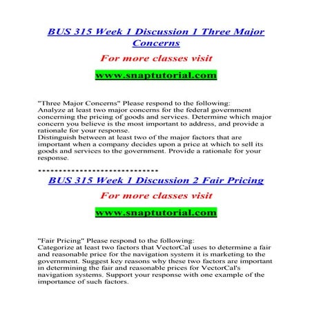 Bus 315 Exceptional Education / snaptutorial.com