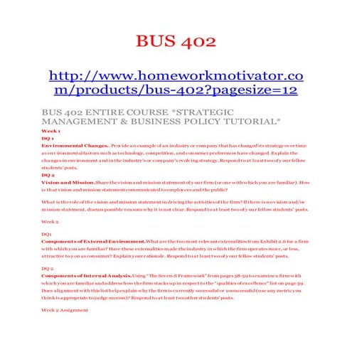 Bus 402 | DOCX