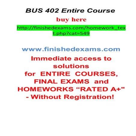 Bus 620 entire course | DOCX