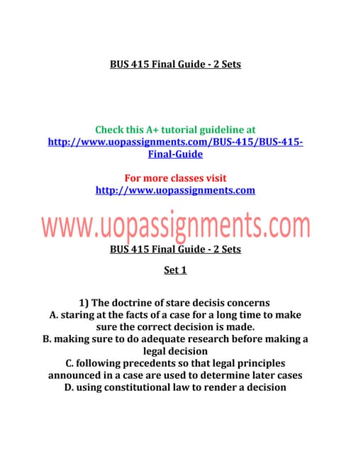 060470 rr – contracts part 1 assignments | PDF