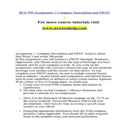 Bus 599 Education Your Way/newtonhelp.com