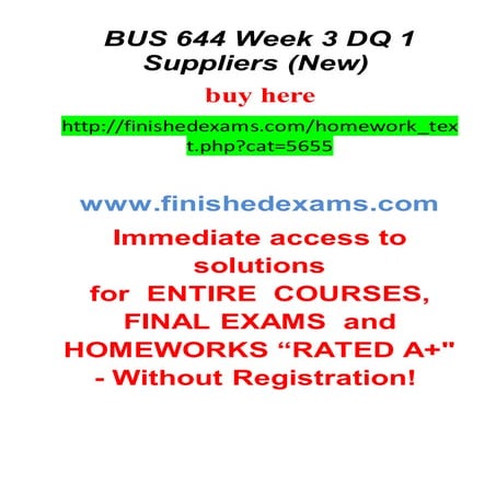 Bus 620 entire course | DOCX