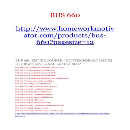Bus 660 | PDF
