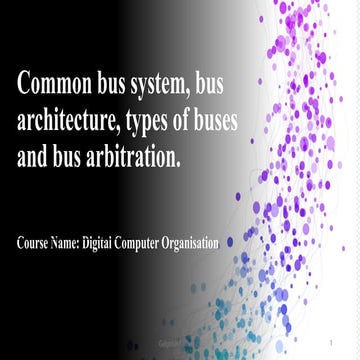Bus aribration | PPTX