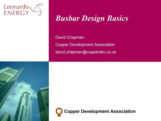 Busbar Calculation Software What Is The Current Carrying Capacity Of