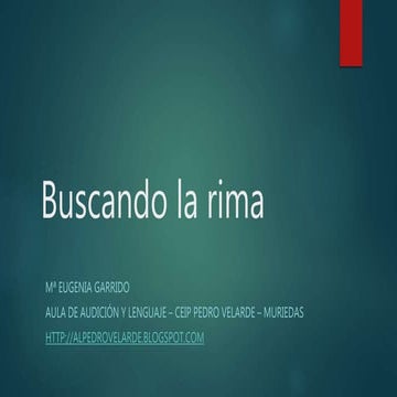 Buscando rimas | PPTX