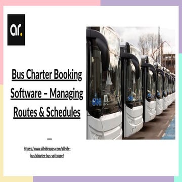 Bus Charter Booking Software Managing Routes And Schedules Pdf