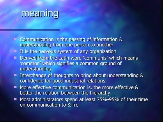 Chapter 1 Communication in the workplace | PPT